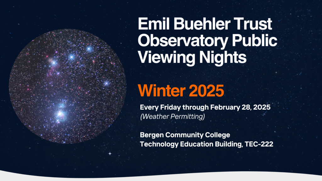 Winter Public Viewing Nights | Bergen Community College