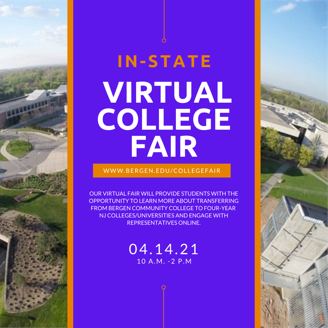 New Jersey Schools Virtual College Fair - Spring 2021 | Bergen ...